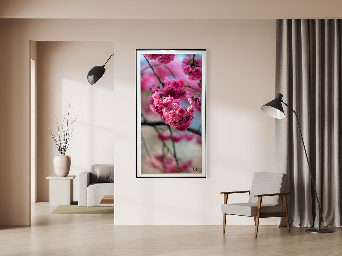 Three-dimensional mounting + metal print of the metal frame of the arc ...
